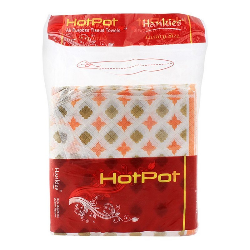 HANKIES TISSUE HOTPOT LUXURY SIZE