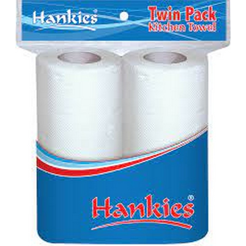 HANKIES KITCHEN TWIN PACK 2 PLY SHEET