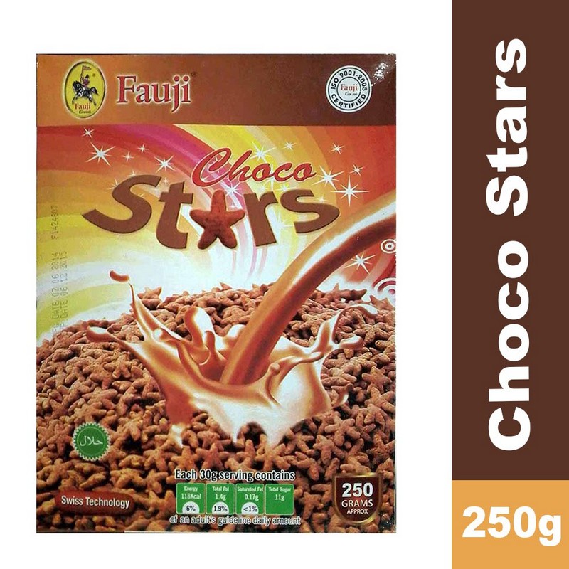 FAUJI CHOCO STARS 250G
