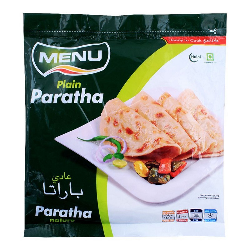 MENU PLAIN PARATHA 5PCS 400G
