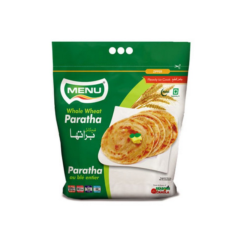 MENU WHOLE WHEAT PARATHA 30PCS 2400G