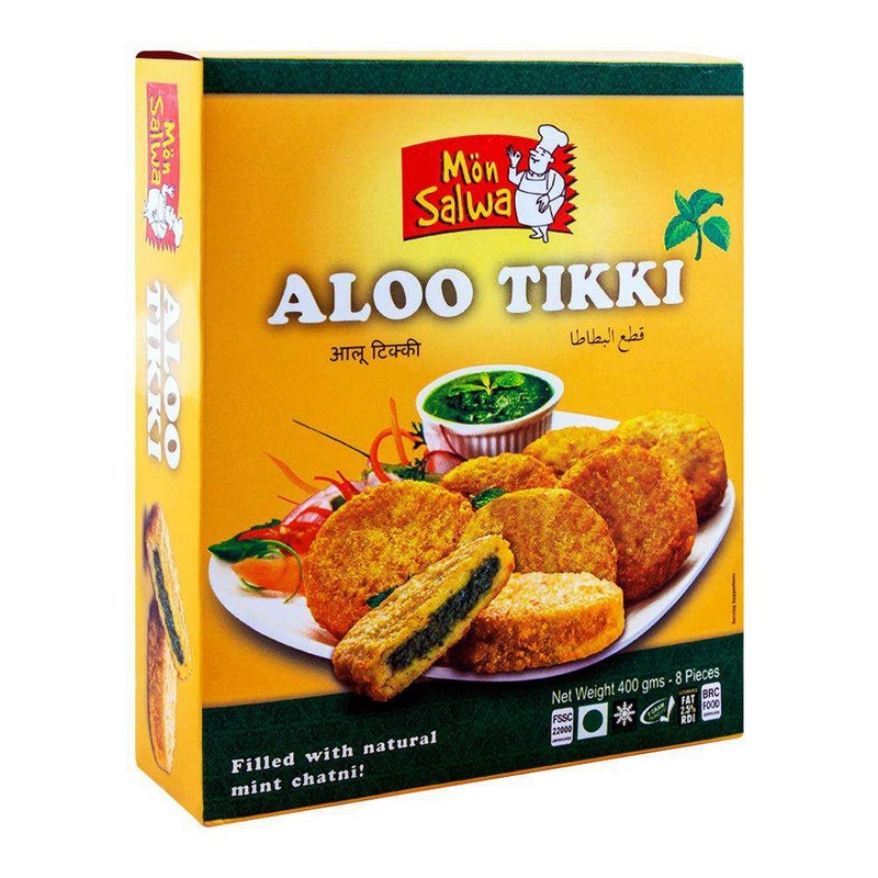 MON SALWA ALOO TIKKI SAUCE MINT 400GM