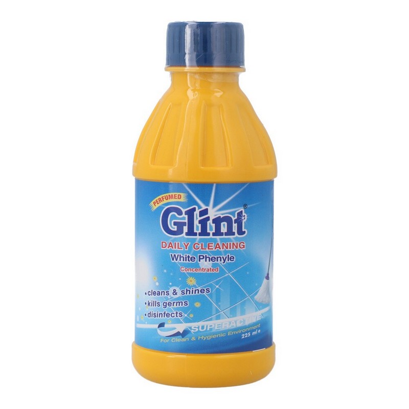 GLINT DAILY CLEANING WHITE PHENYLE 225ML