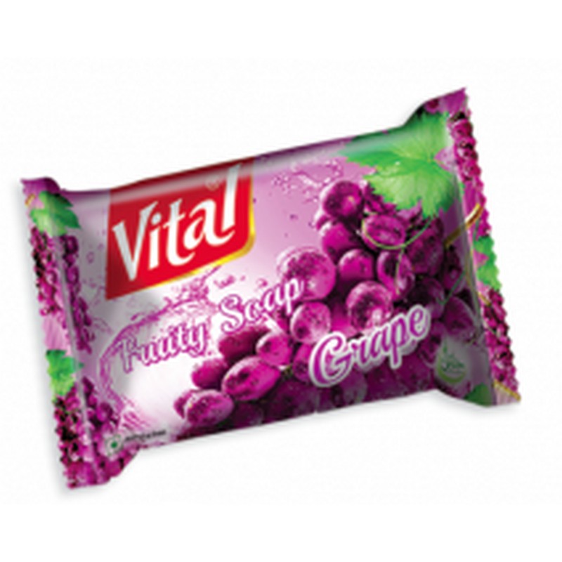 VITAL SOAP FRUIT GRAPE 70GM