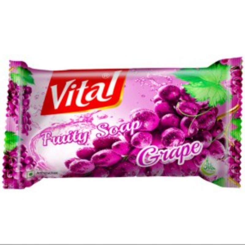 VITAL SOAP FRUIT GRAPE 150GM