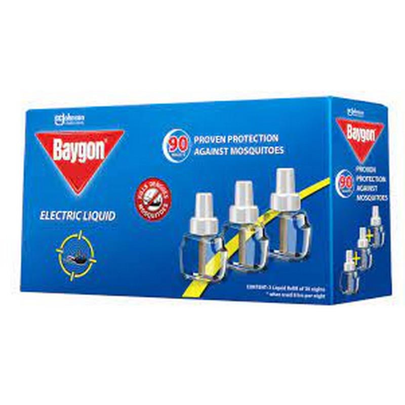 BAYGON ELECTRIC REFILL LIQUID TRIPLE PACK