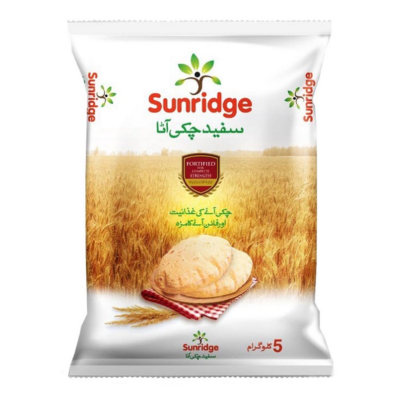 SUNRIDGE CHAKKI ATTA WHITE 5KG