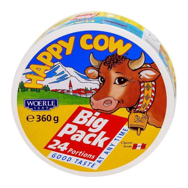 HAPPY COW CHEESE B.PACK 24POR.360G