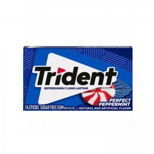 TRIDENT SOFT GUM PERFECT PEPPERMINT TWIST 14`S