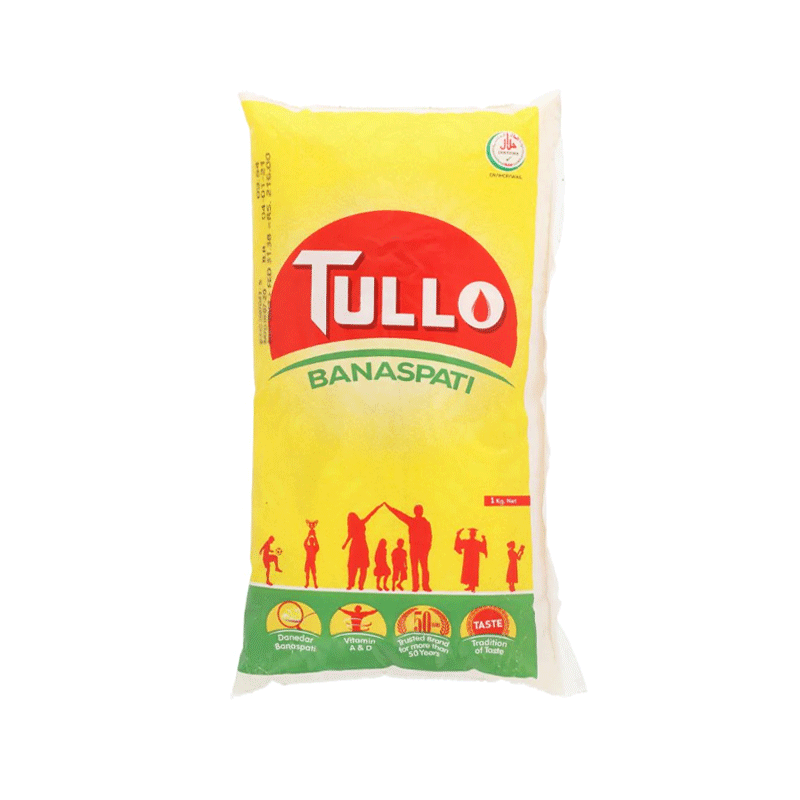 TULLO BANASPATI GHEE 1KG POUCH