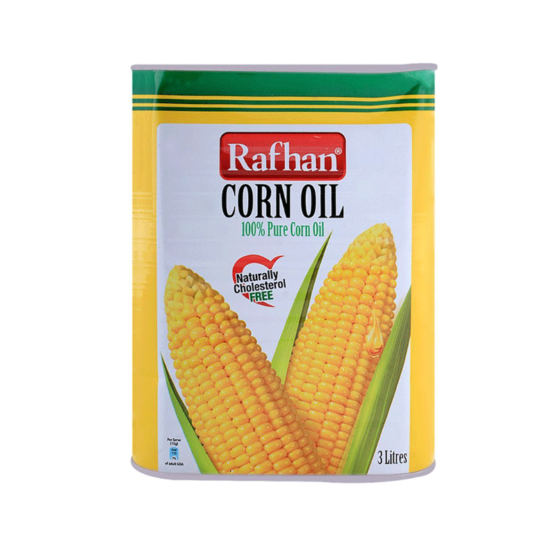 RAFHAN CORN OIL 3LTR