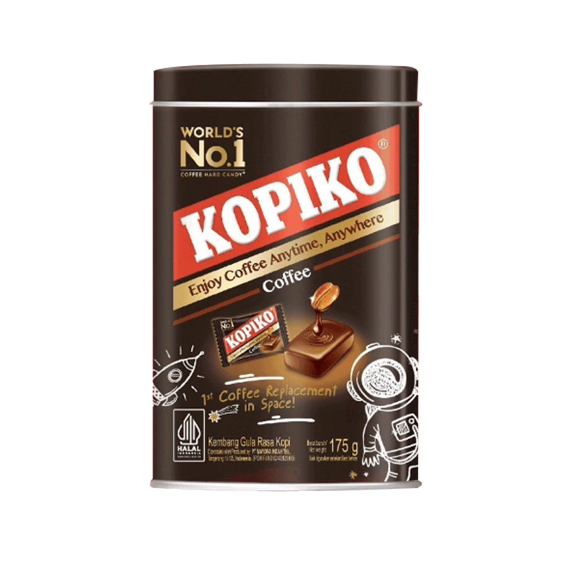 KOPIKO COFFEE CANDIES 175GM TIN