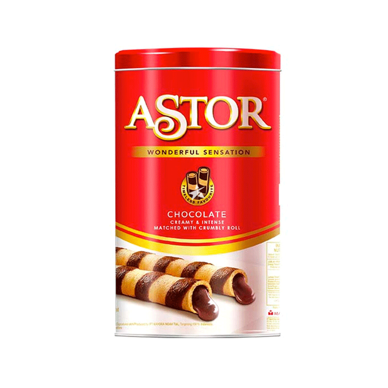 Buy astor wafer stick chocolate wafer tin 330gm at best price in ...