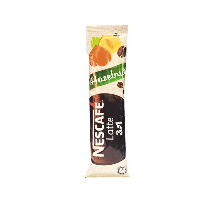 NESCAFE LATTE 3IN1 HAZELNUT COFFEE 24GM