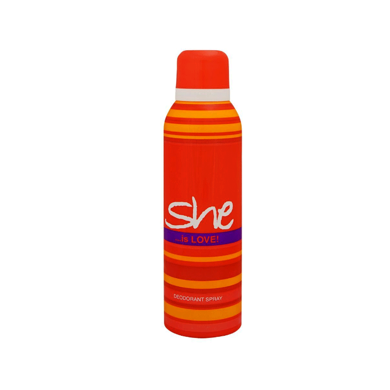 SHE BODY SPRAY IS LOVE 200ML