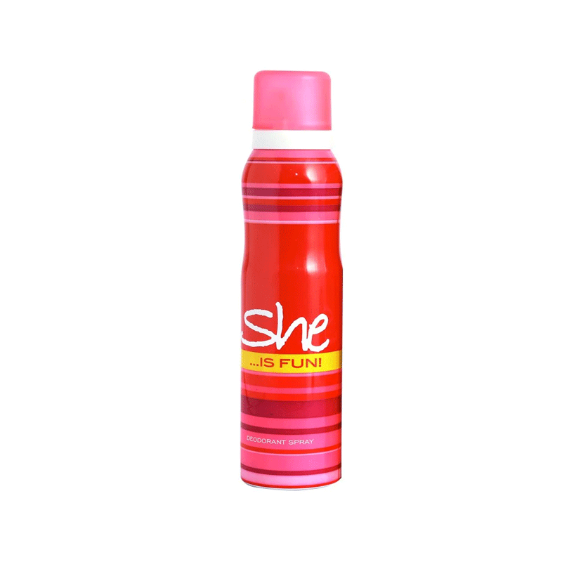 SHE BODY SPRAY IS FUN 200ML