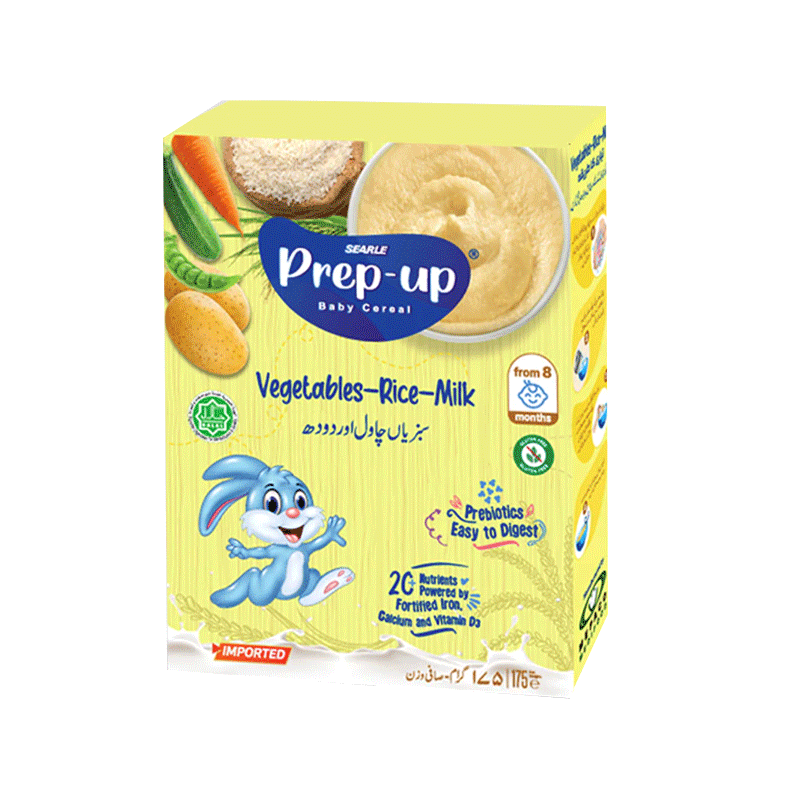 PREP UP BABY CEREAL VEGE-RICE MILK 175GM
