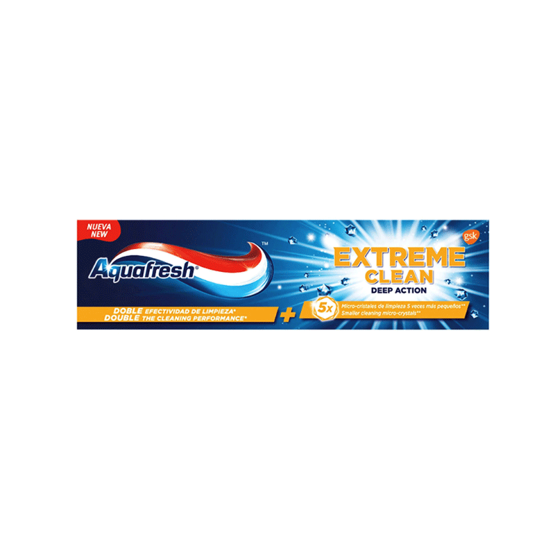 AQUAFRESH TOOTHPASTE EXTREME CLEAN 75ML