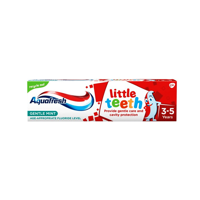 Buy aquafresh toothpaste kids little teeth 3-5years 50ml at best price ...