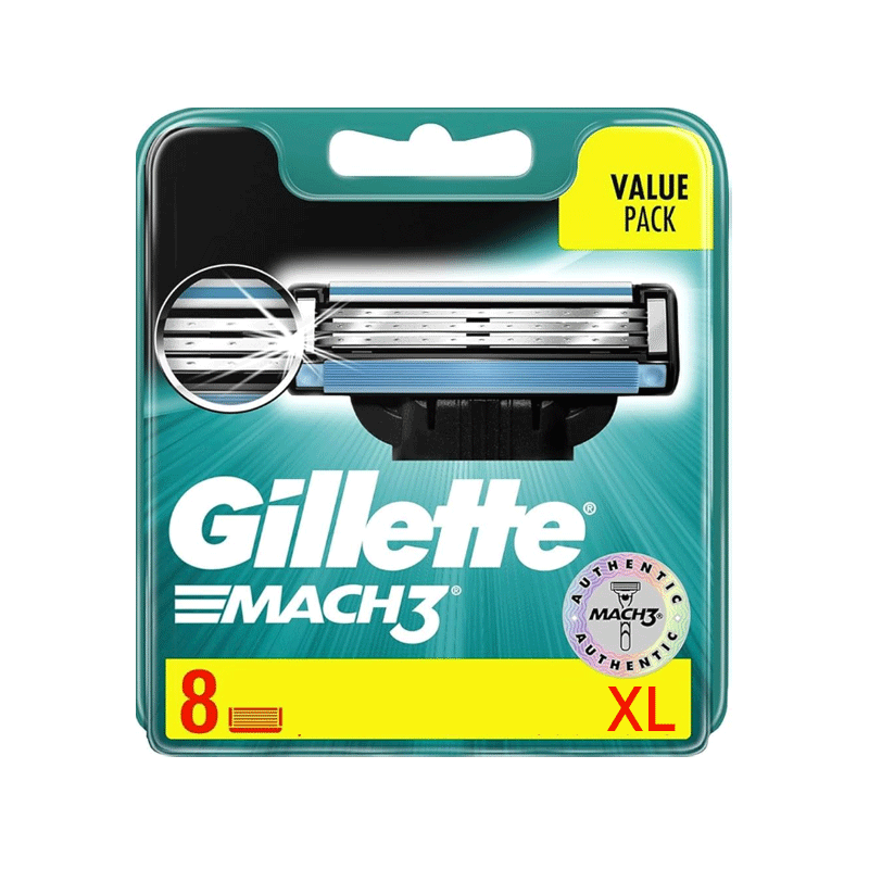 Buy gillette mach 3 cartridges 8's pack at best price in Pakistan ...