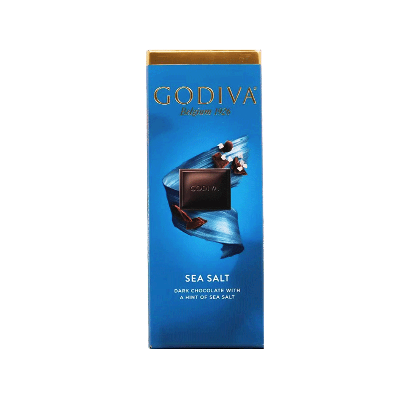 GODIVA SEA SALT DARK CHOCOLATE 90GM