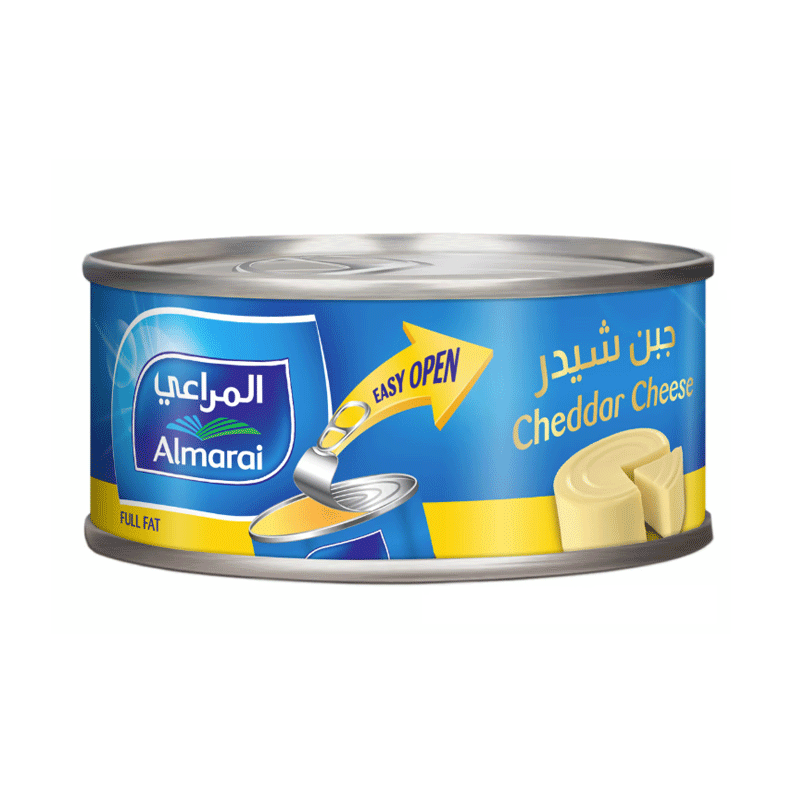 ALMARAI CHEDDAR CHEESE FULL FAT 56GM TIN