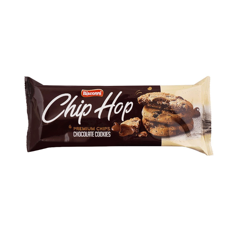 BISCONNI CHIP HOP CHOCOLATE COOKIES 156GM