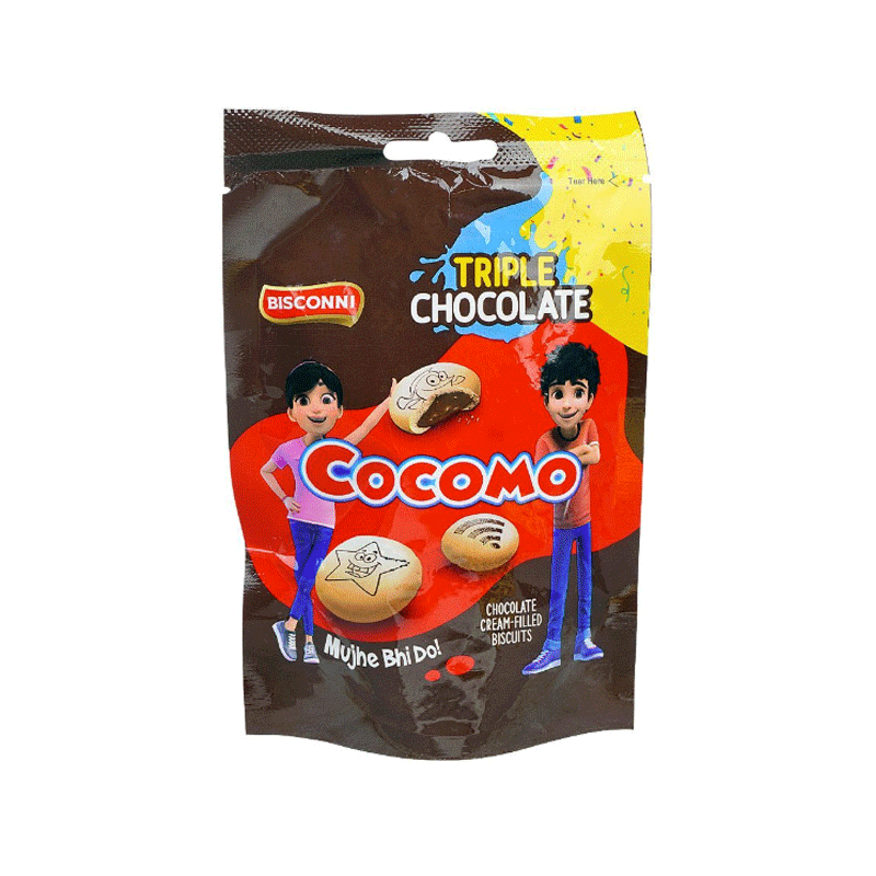 BISCONNI COCOMO TRIPLE CHOCOLATE POUCH