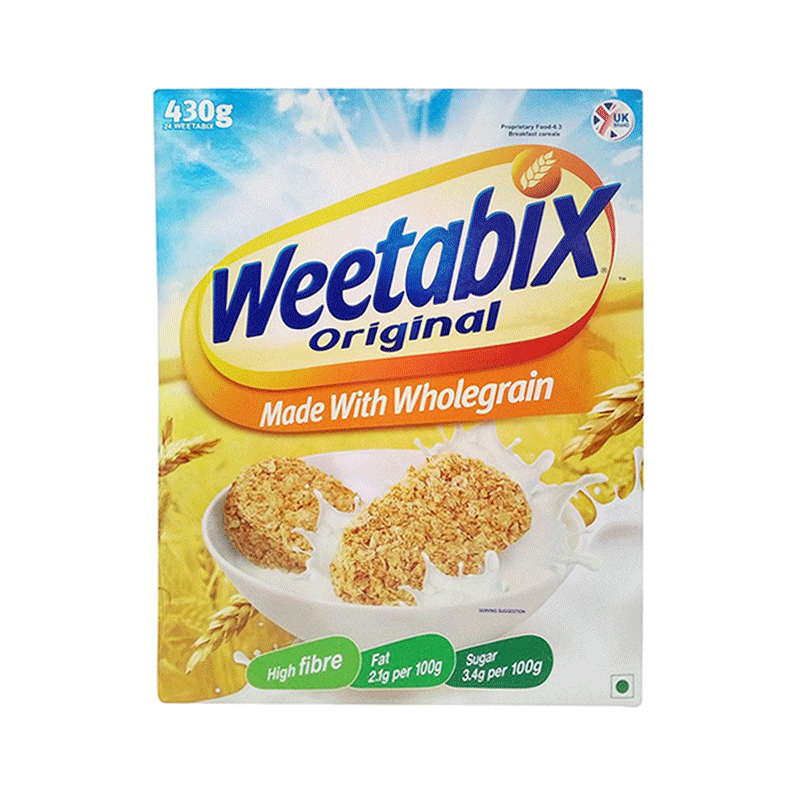 WEETABIX NATURAL WHOLEGRAIN WHEAT 430GM