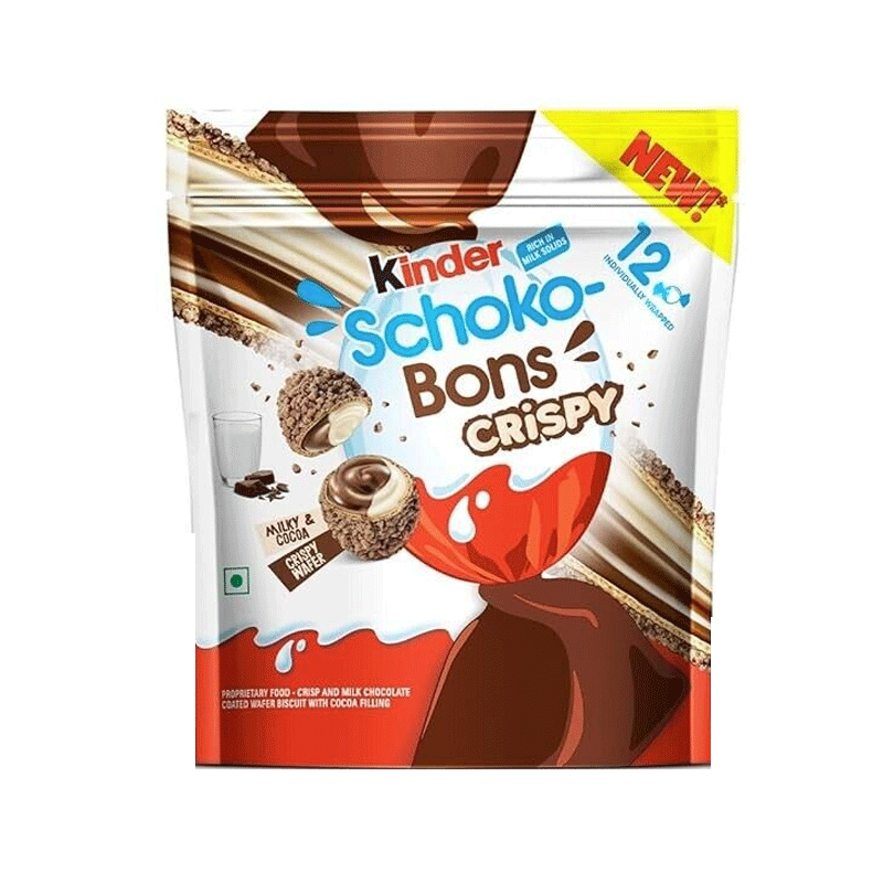 KINDER SCHOKO BONS CRISPY POUCH 67.2GM