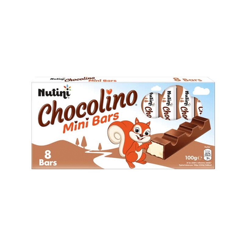 Buy nutini chocolino twins chocolate bar 8 100gm at best price in ...