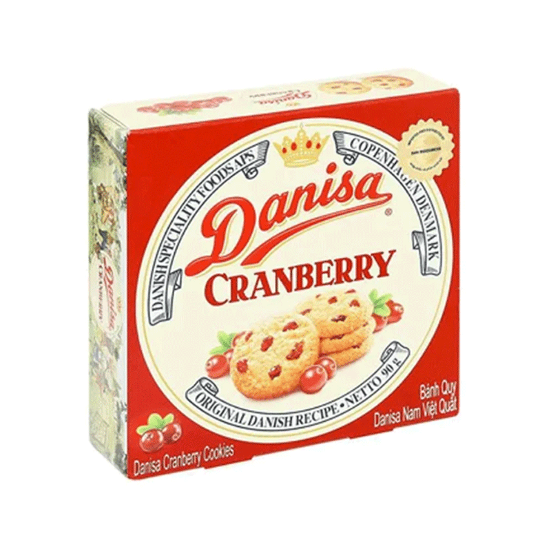 DANISA COOKIES CRANBERRY 90GM